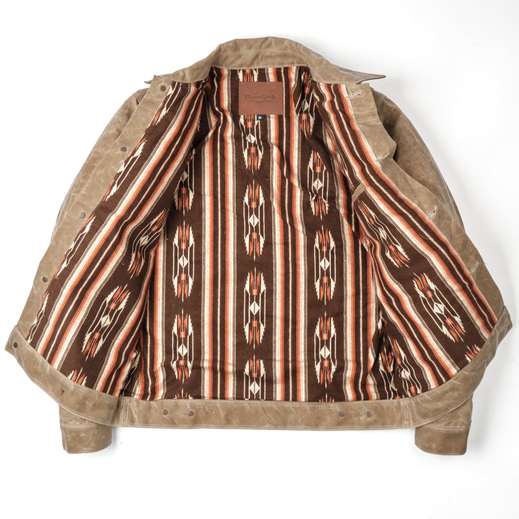 Riders Jacket Waxed Canvas | Tobacco Brown Interior