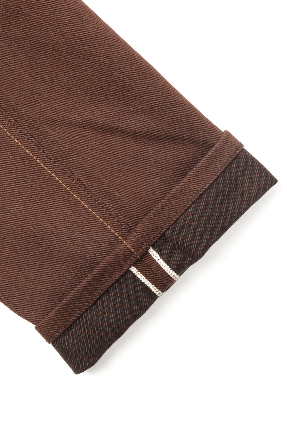 Rios Slim Striaght | 15 Ounce Dark Brown Denim