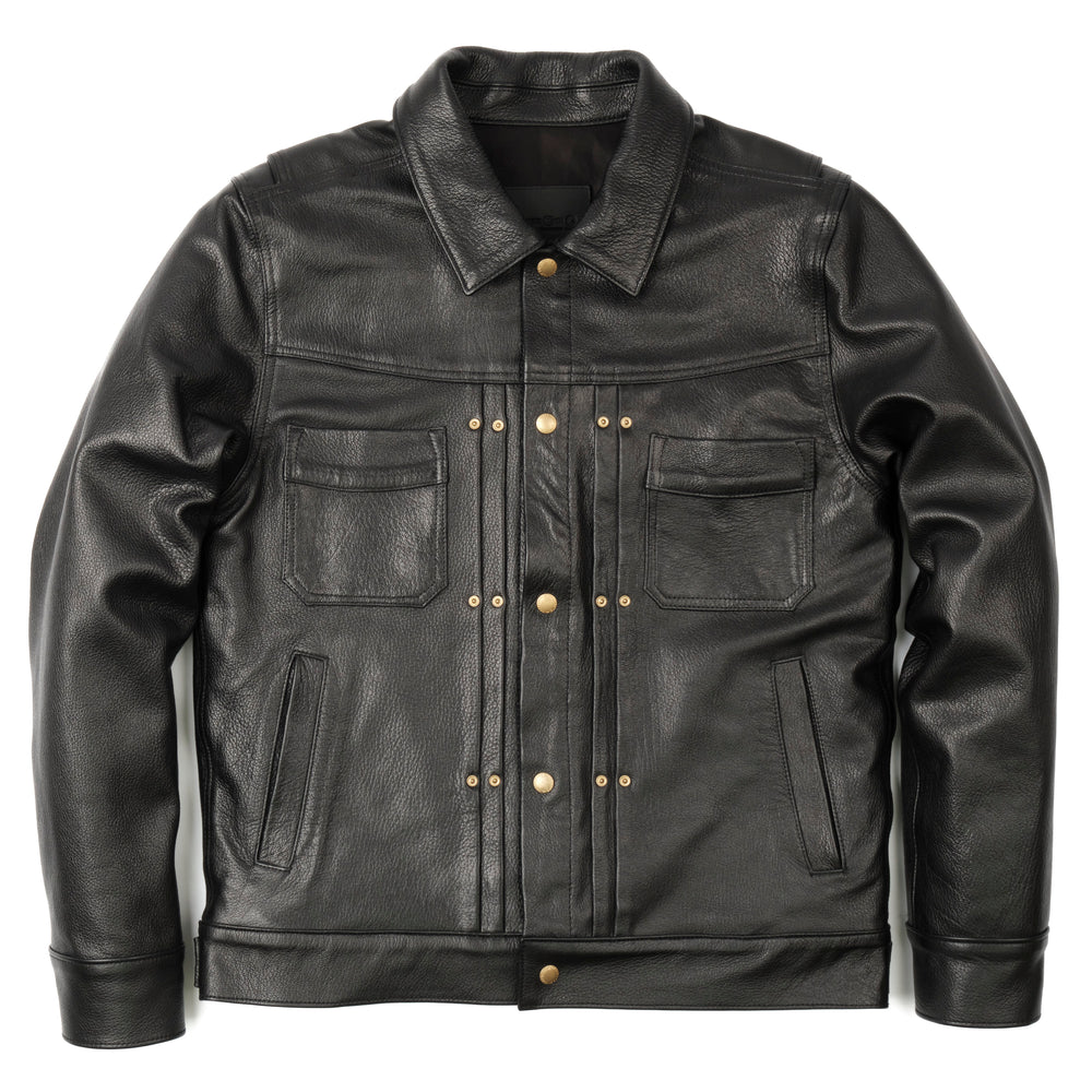 Riders Jacket | Black Goatskin