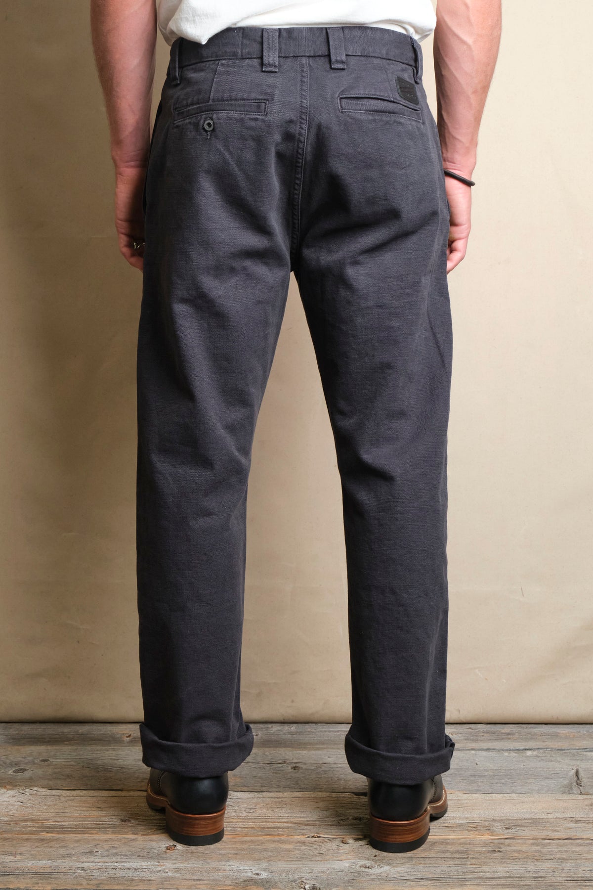 Deck Pant | 14 Ounce Slub Black