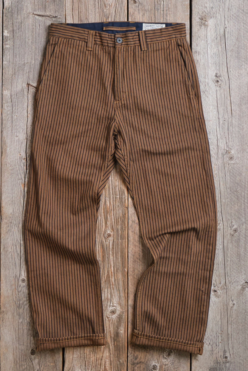 Deck Pant | Brown Herringbone Dobby