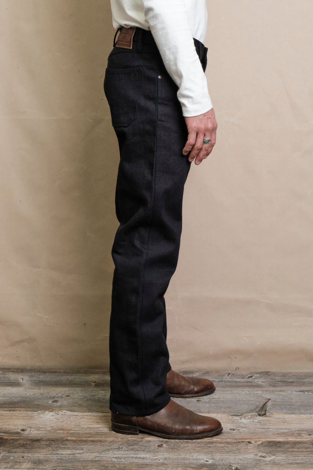 Wilkes | 16 ounce Indigo Brown Denim