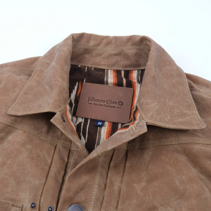 Riders Jacket Waxed Canvas | Rust