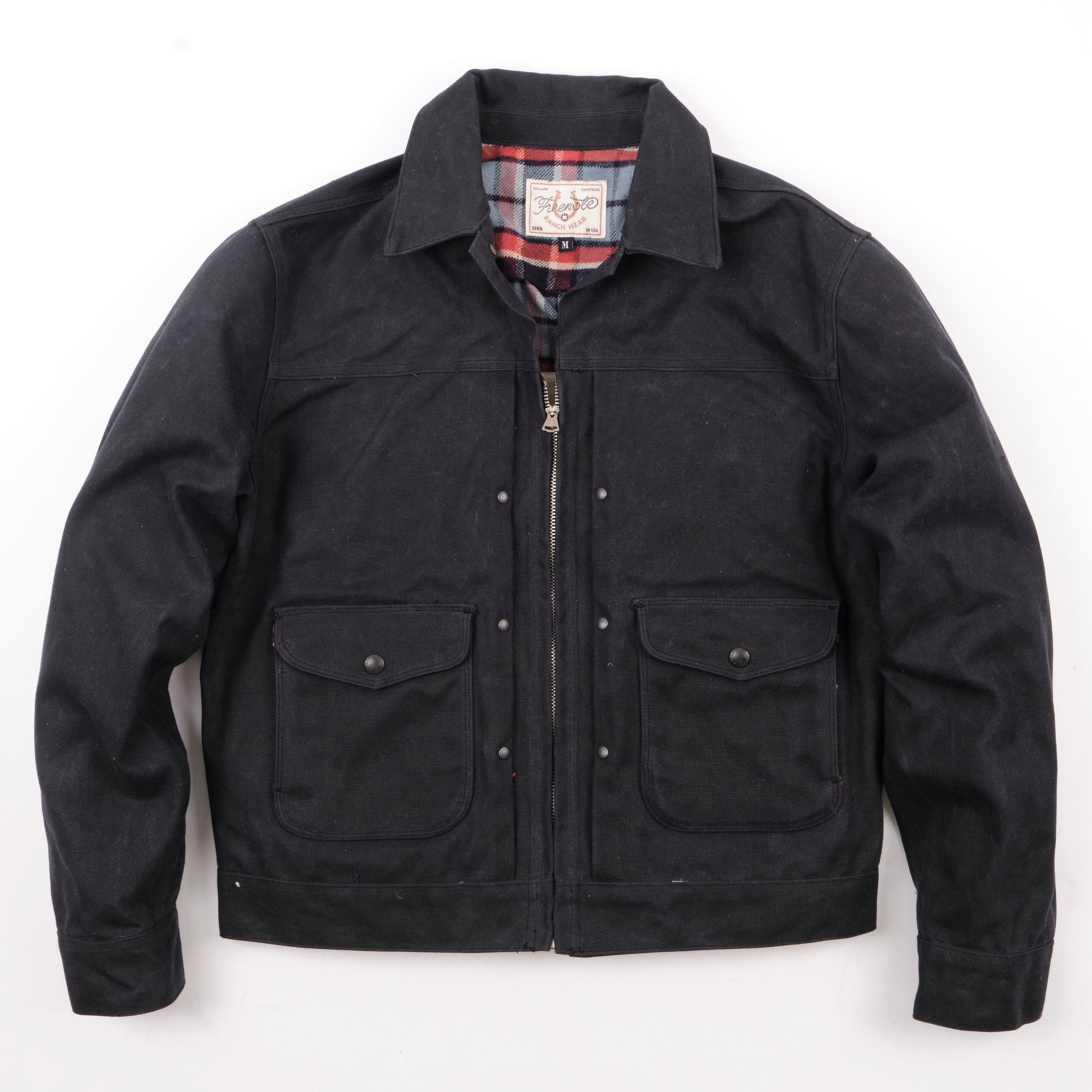 Faro Jacket | 20 Ounce Black Waxed Canvas