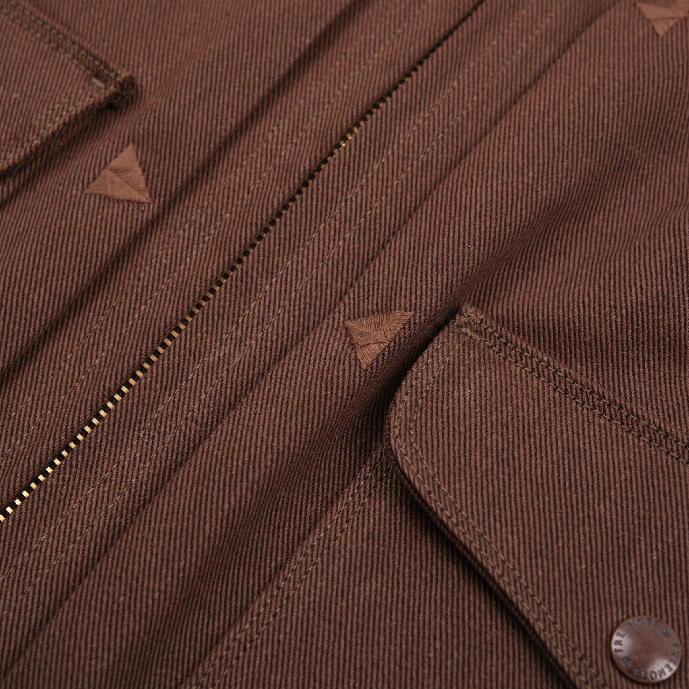 Faro Jacket | Brown Denim