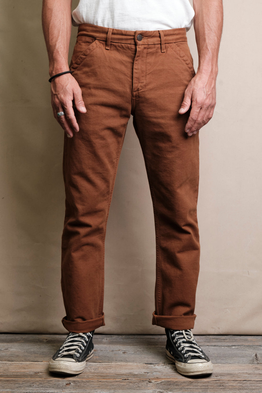 Workers Chino Slim Fit | 14 Ounce Rust