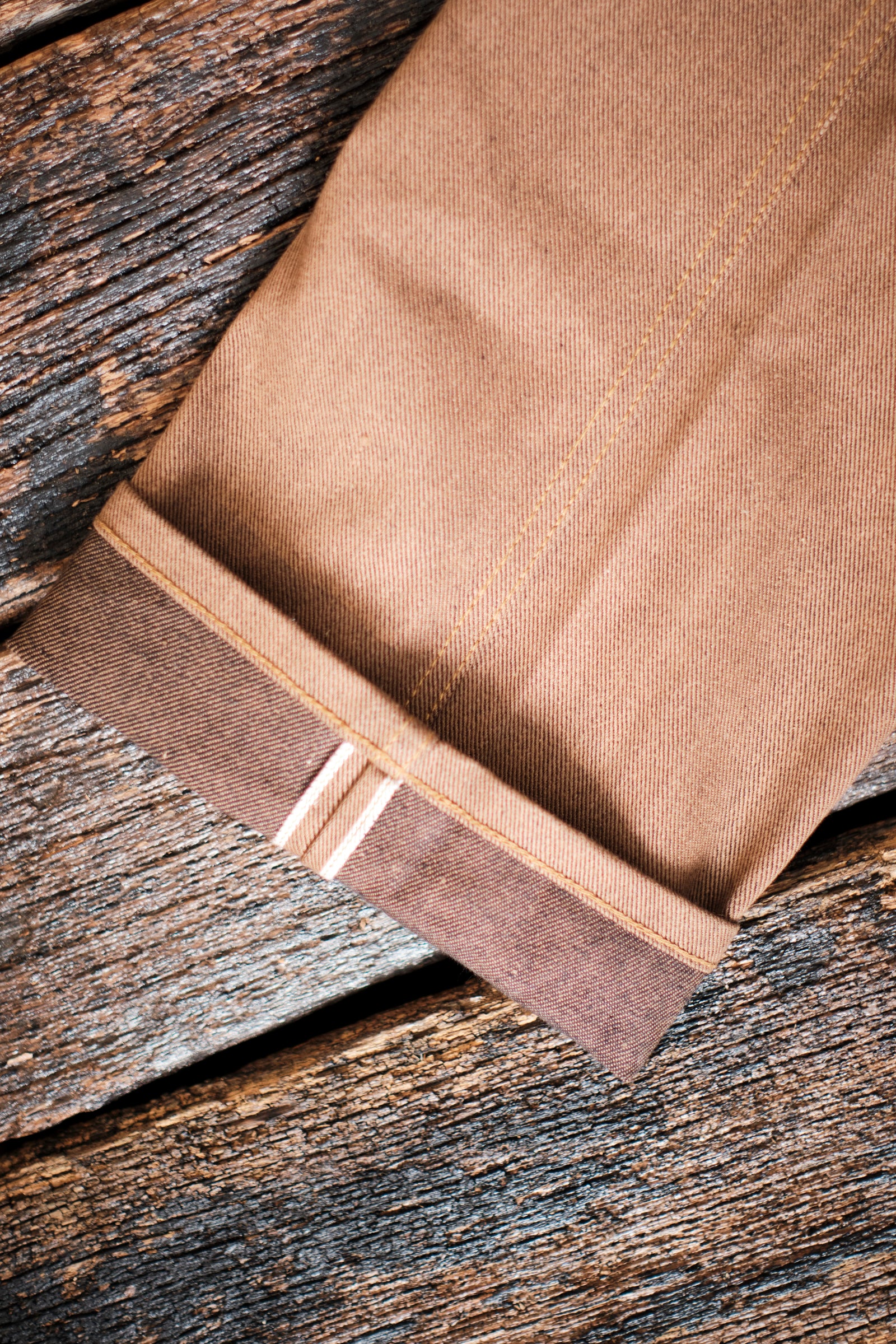 Wilkes | 15 ounce Brown Denim
