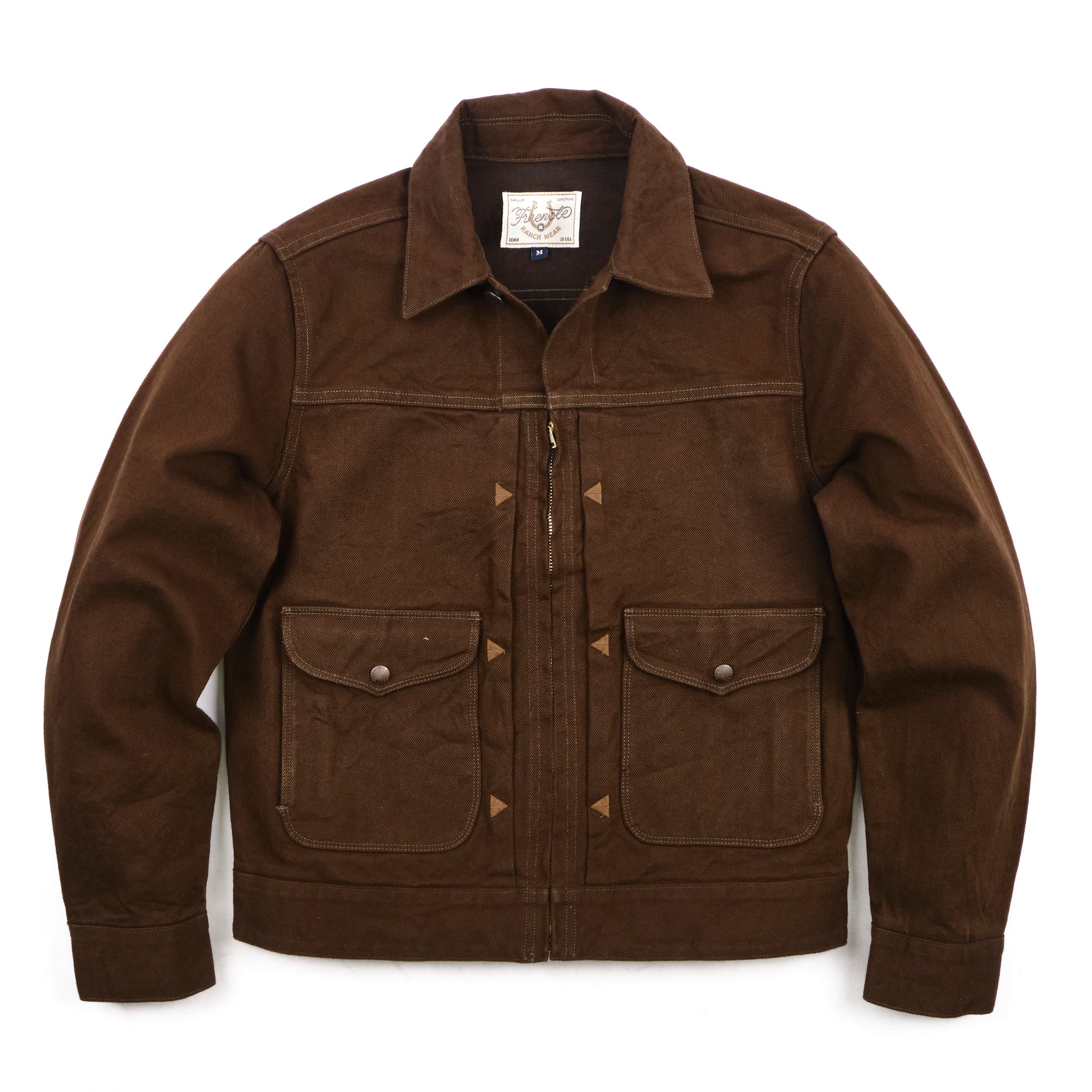 Faro Jacket | Brown Denim