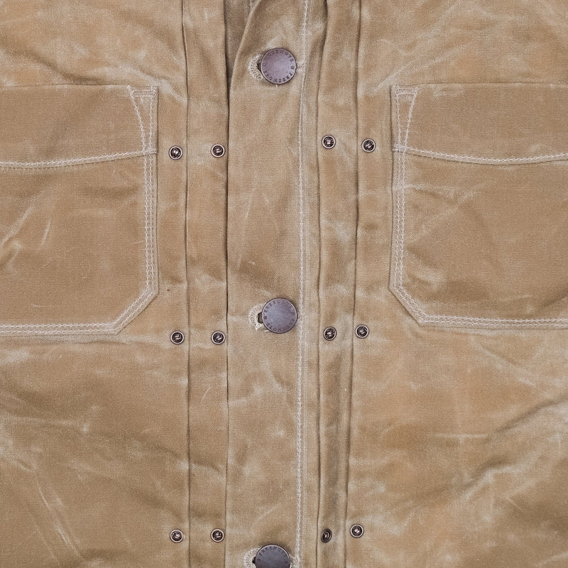 Riders Jacket Waxed Canvas | Tumbleweed Red Interior