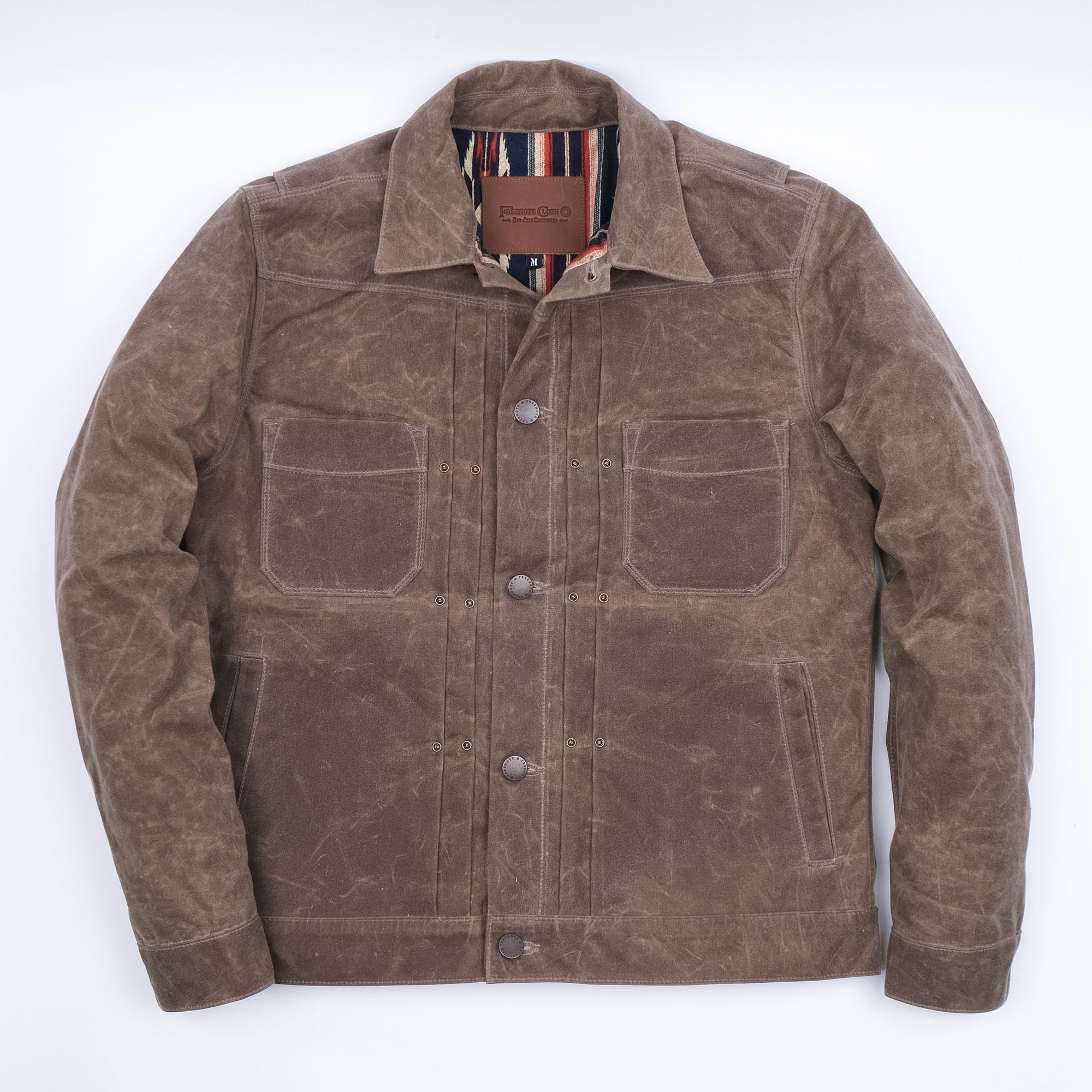 Riders Jacket Waxed Canvas | Oak