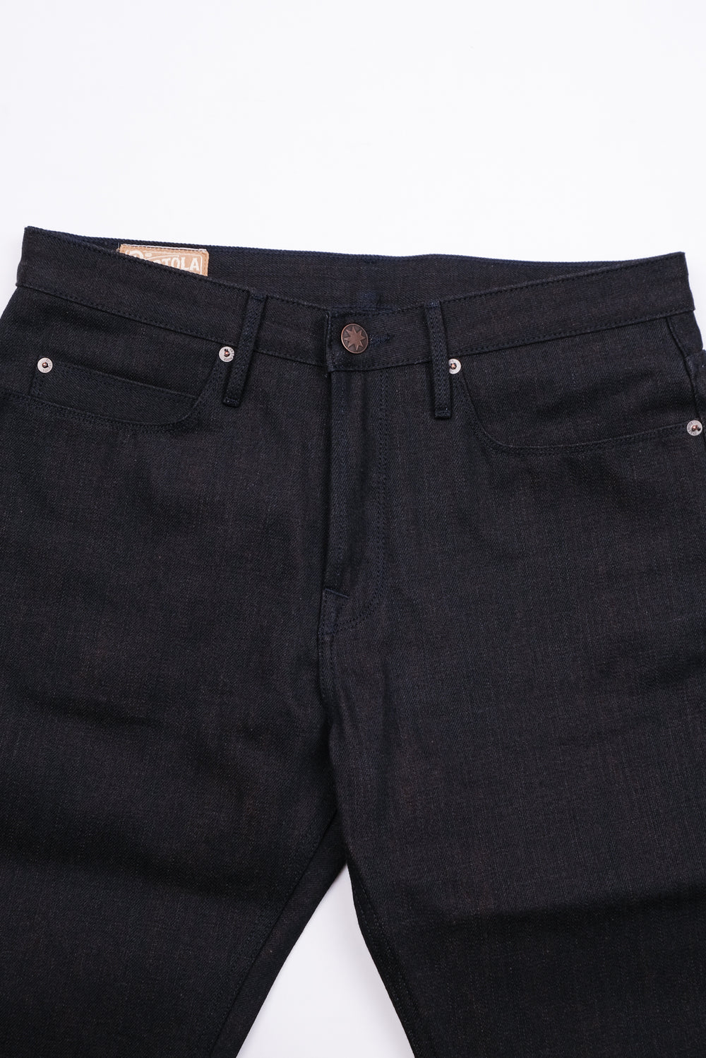 Portola Taper | 16 oz Indigo Brown Denim